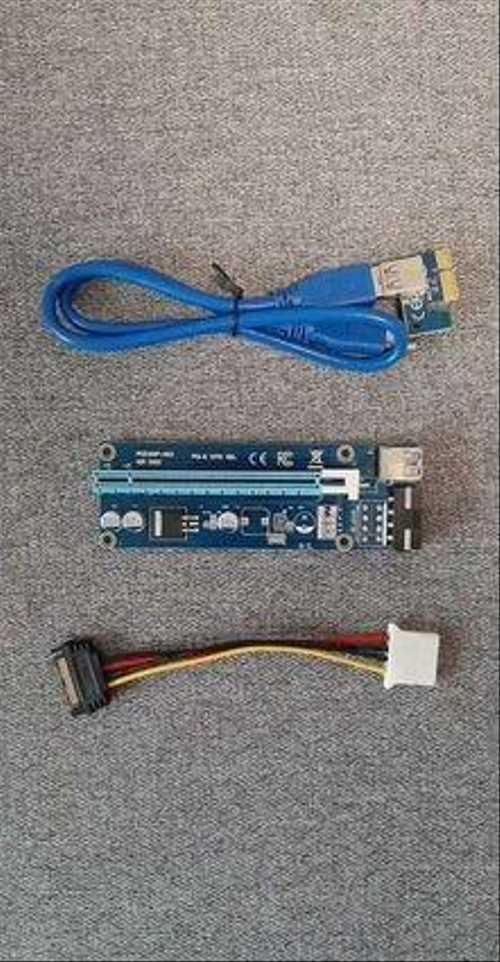 Райзер pci-e 1xto 16x