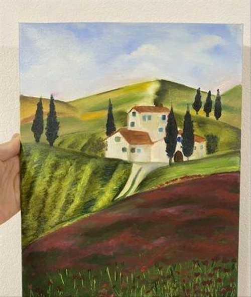 Картина маслом «Италия, Тоскана»