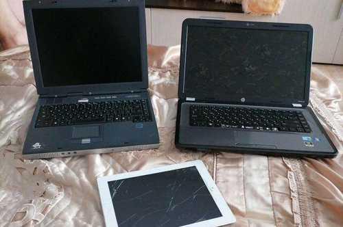 Ноутбук hp, ноутбук Asus, iPad 3