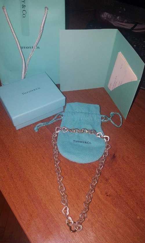 Серебряное колье Tiffany