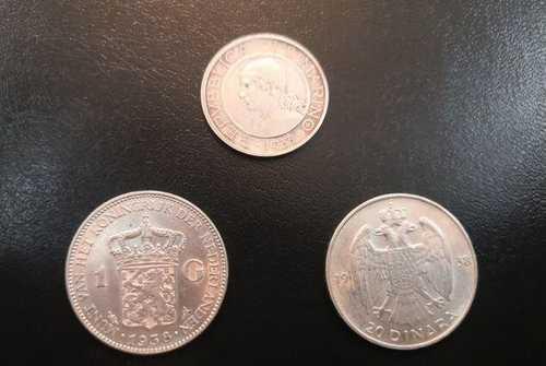 Иностранные монеты серебро 1935-1938 годов