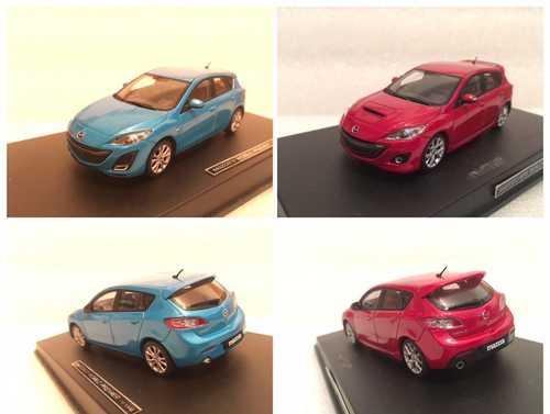 Качественные модели авто Mazda 3 (2 кузов) 1:43