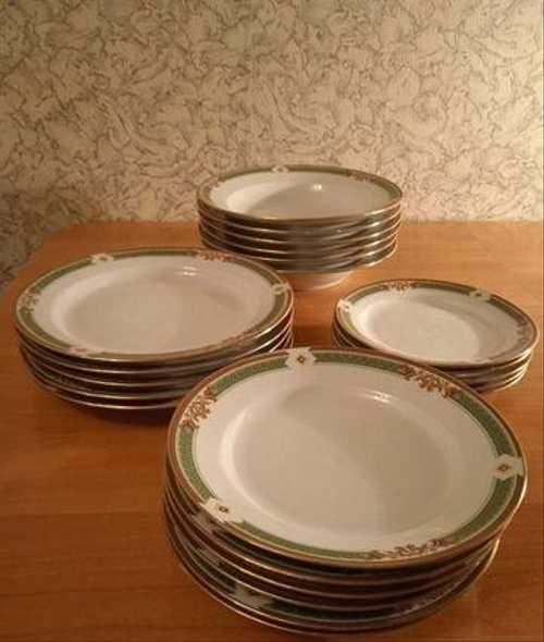 Набор фарфоровой посуды Дулево СССР Тарелки