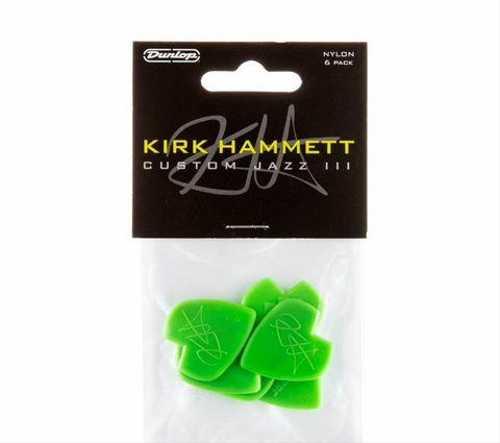 Медиаторы Dunlop Kirk Hammett Nylon Jazz III, 1.38