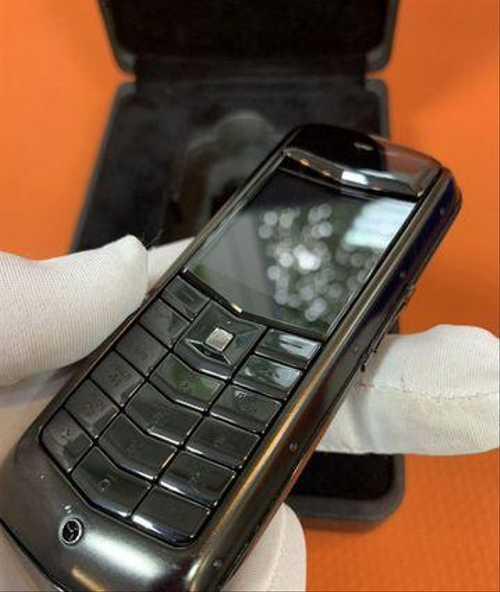 Vertu Constellation Pure Black Alligator