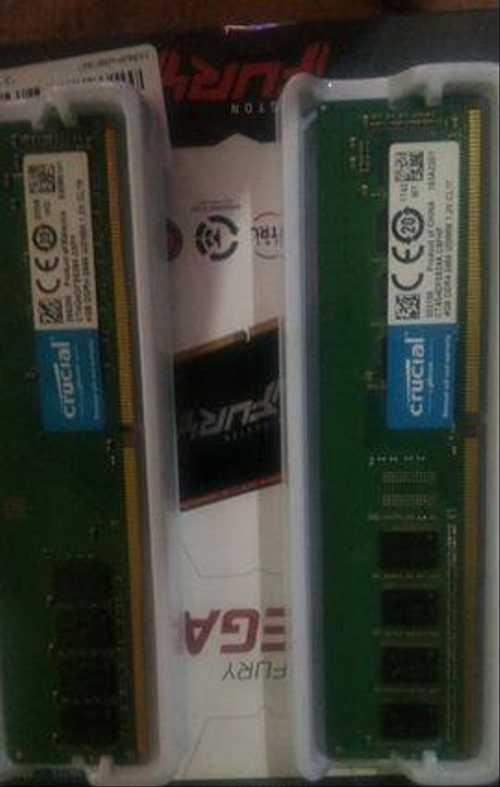 Модуль памяти Crucial DDR4 - 4гб 2666