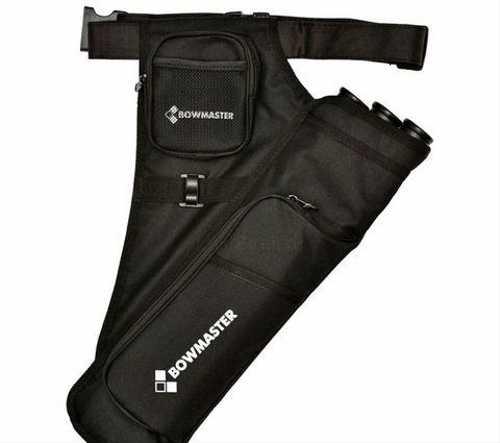 Колчан Bowmaster с ремнем, 3 трубки, 2 кармана