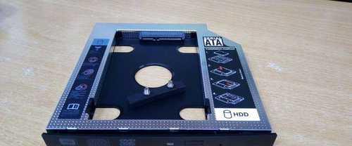 Адаптер/переходник в ноут CD на HDD 12.7мм и 9.5мм
