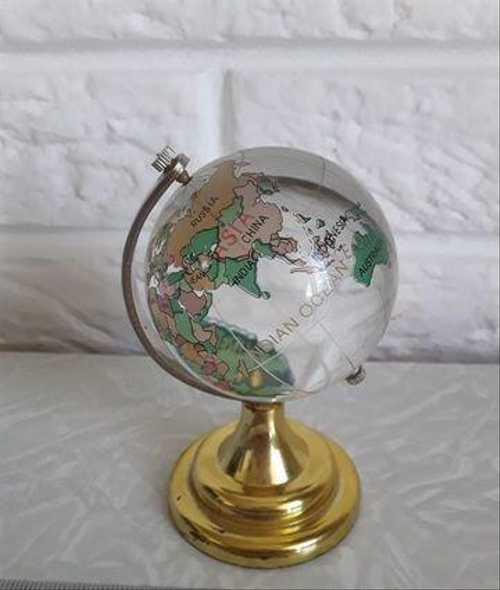 Сувенир «глобус» стекло