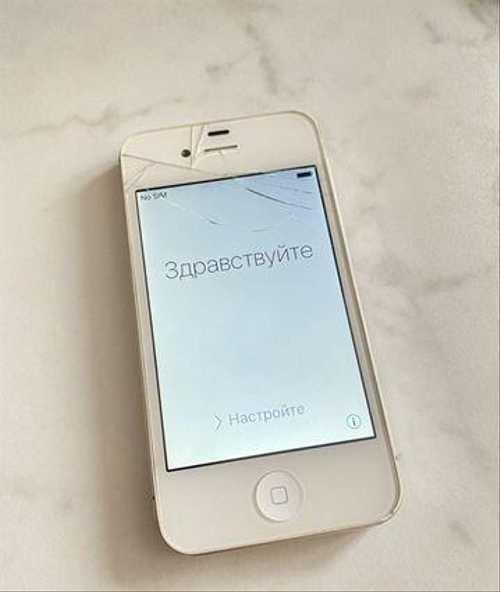 iPhone 4s 16 gb белый