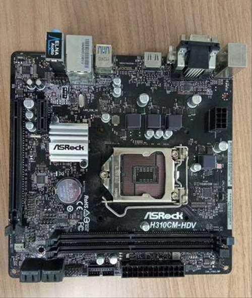 ASRock H310CM-HDV не рабочая