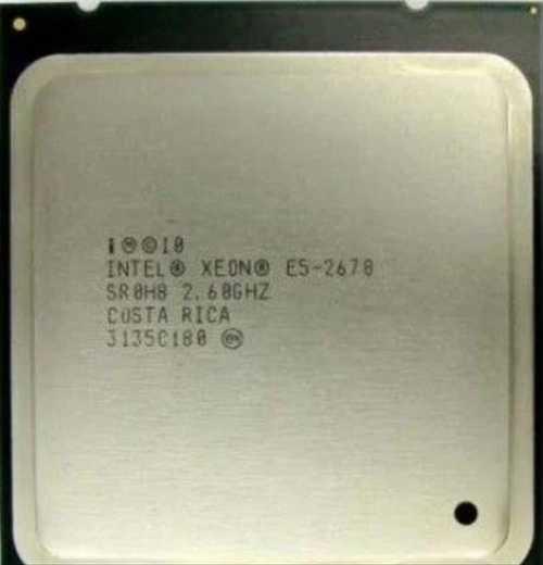 Intel xeon e5 2670 8ядер 16потоков