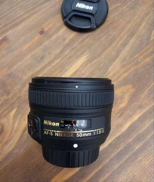 Nikon Af-s 50mm f/1.8G - как новый