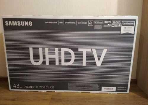 Коробка для телевизора Samsung UE43RU7170U с пеноп