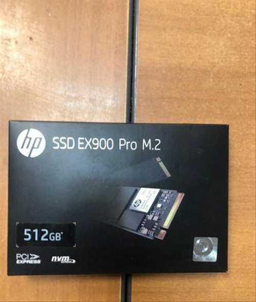 SSD HP EX900 Pro 512Gb M2 новая