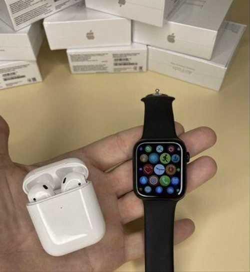 Комплект arpods 2/pro + apple watch 6