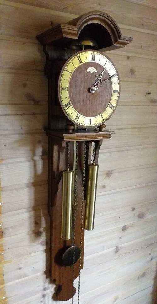 Настенные старинные голландские часы с боем