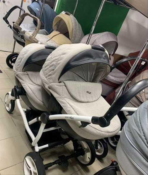 Коляска для двойни bebetto 42 comfort
