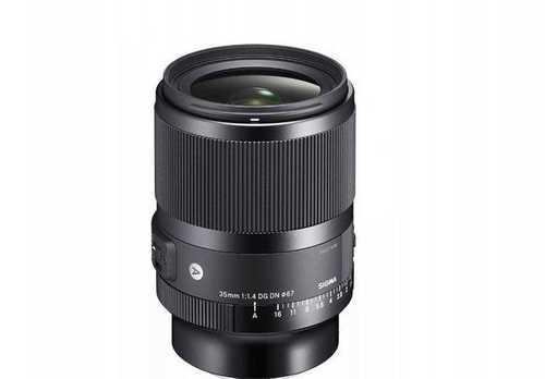 Новый Sigma 35mm F/1.4 DG DN ART Sony E-Mount