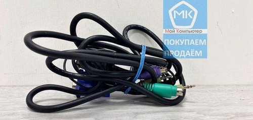 VGA кабель для KVM (PS/2 и Jack)