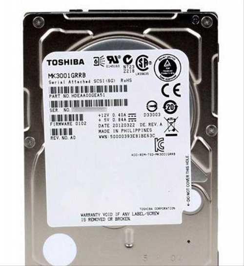 Жесткий диск Toshiba 300GB MK3001grrb SAS 2.5