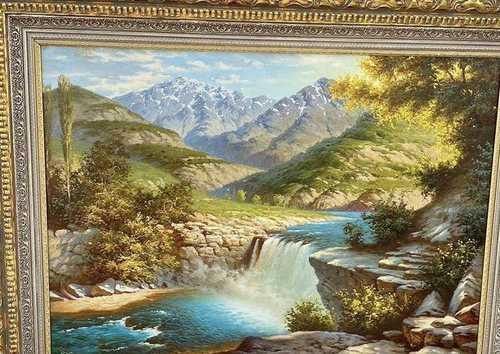 Картина маслом на холсте «Пейзаж»