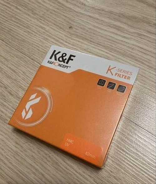 Ультрафиолетовый фильтр K&F Concept 62mm