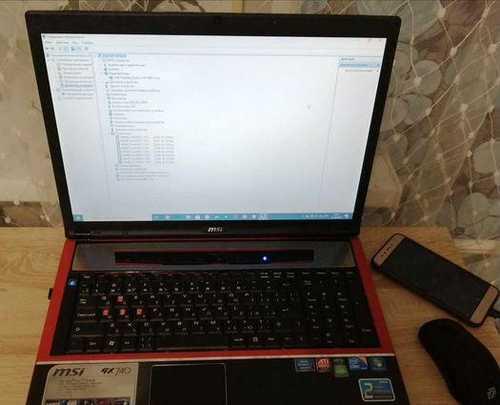 Ноутбук MSI GX740