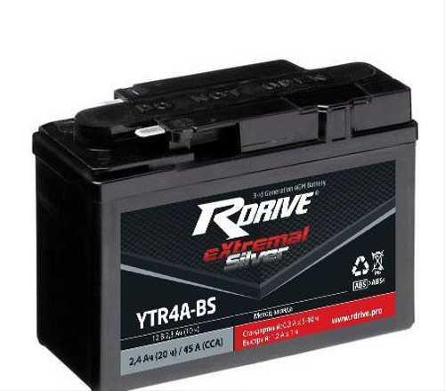 Аккумулятор RDrive eXtremal silver YTR4A-BS