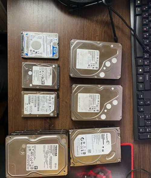 Продам жесткие диски (HDD) 3TB, 2TB, 750GB, 500GB