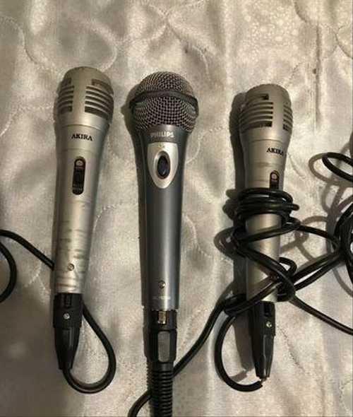 Микрофоны для караоке akira Fillips