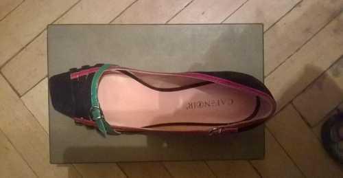 Туфли новые замшевые, Италия, размер 38,5