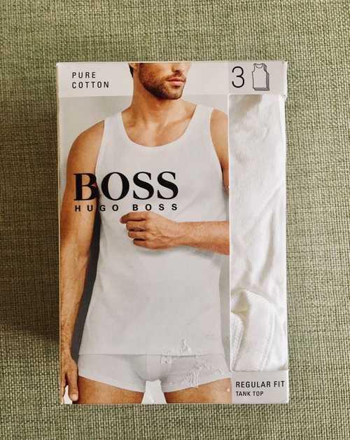 Майки мужские 3 шт. Hugo Boss