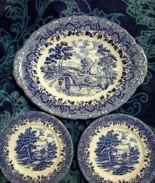 HAND ENGRAVING BY W.H.GRINDLEY AND CO. LTD. STAFFORDSHIRE E N G L A N D Фар...