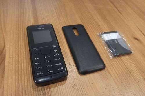 Nokia 105 (новый, чёрный или синий)
