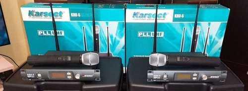 Микрофоны 2шт Karsect вокальные радио KRU-5 KST-7U