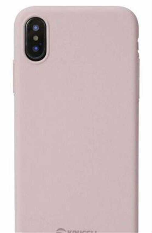 Чехол для iPhone X Xs, Krusell Sandby, розовый