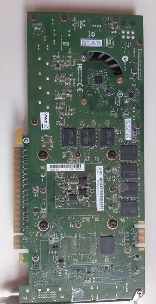 Видеокарта PNY Quadro 4000 PCI-E 2.0 2048Mb