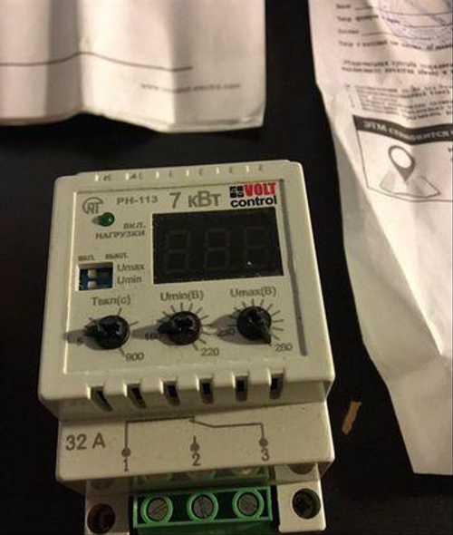 Реле напряжения PH-113 новое