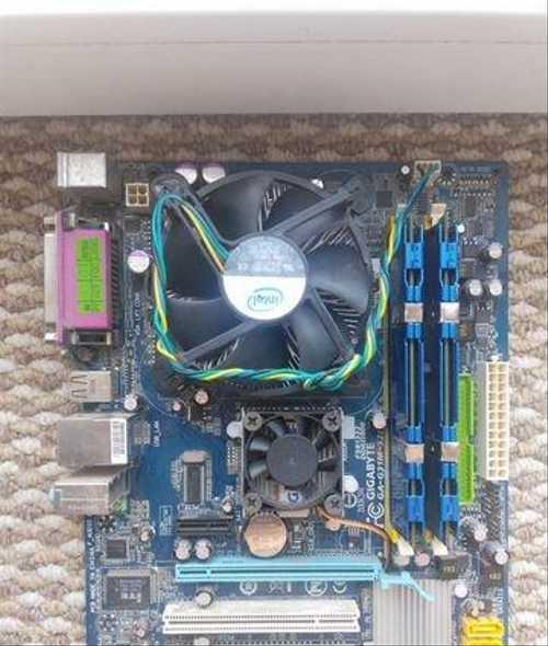 Материнская плата + Процессор-intel xeon e5440
