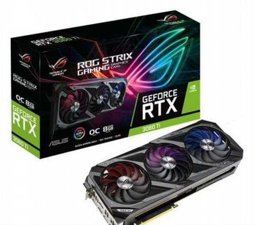 Видеокарта asus ROG strix RTX 3060 TI Gaming O8G V