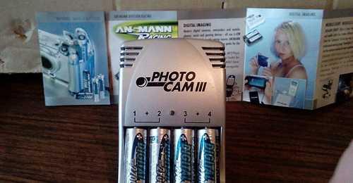 Зарядное, устройство ansmann photo CAN III