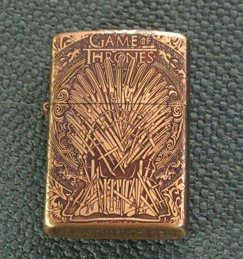 Zippo Game Of Thrones гравированная зажигалка