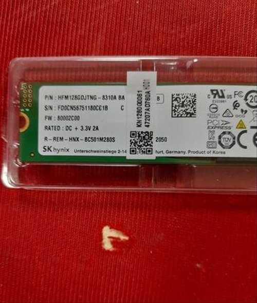 SSD 128 gb M2 SK hynix