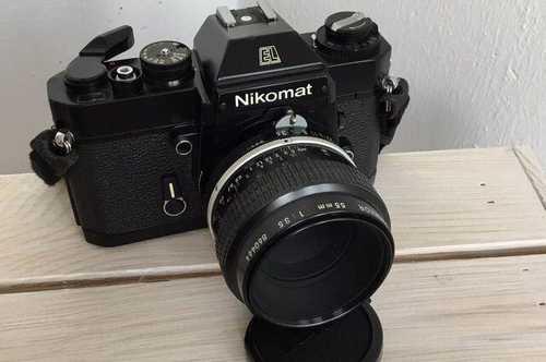 Nikon Nikomat EL+Nikon Micro-Nikkor 55/1:3,5