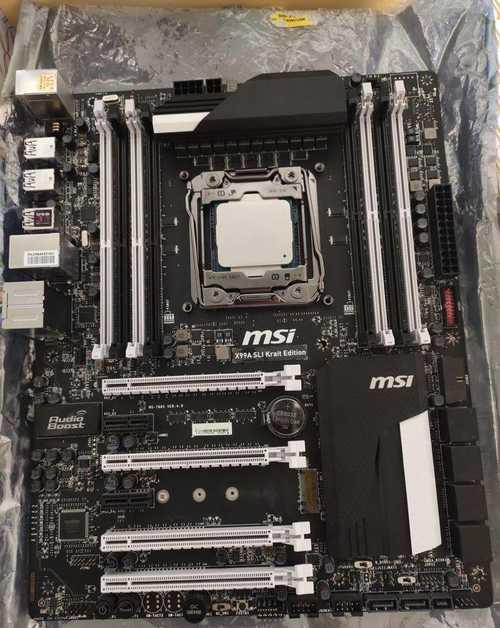 Комплект MSI X99A Krait Edition + i7-5820k + 16 gb