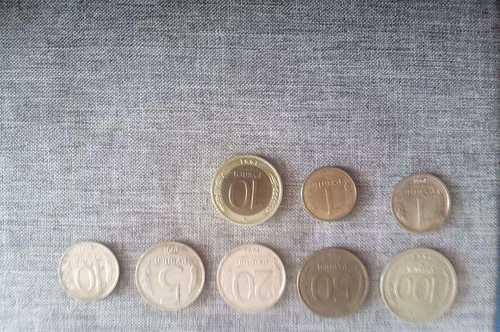 Монеты (8 шт 1991-1993 г)
