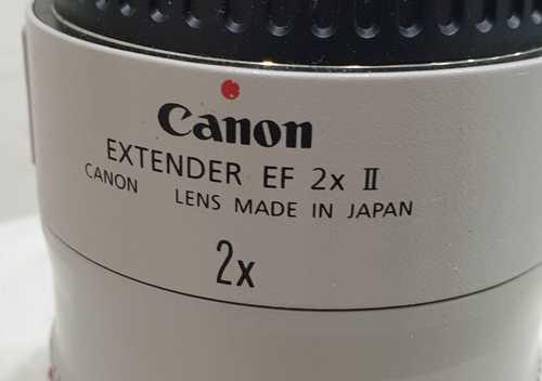 Canon extender ef 2x II teleconverte