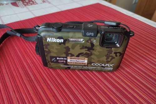 Защищенный фотоаппарат nikon CoolPix AW100