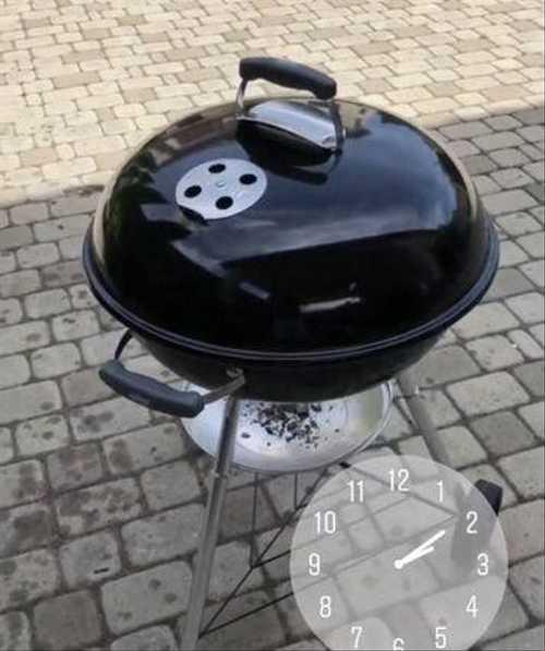 Угольный гриль weber бу